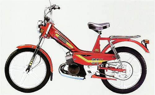 Peinture Rouge Transparent réf.1509 pour Mobylette Motobécane MBK 51 ...