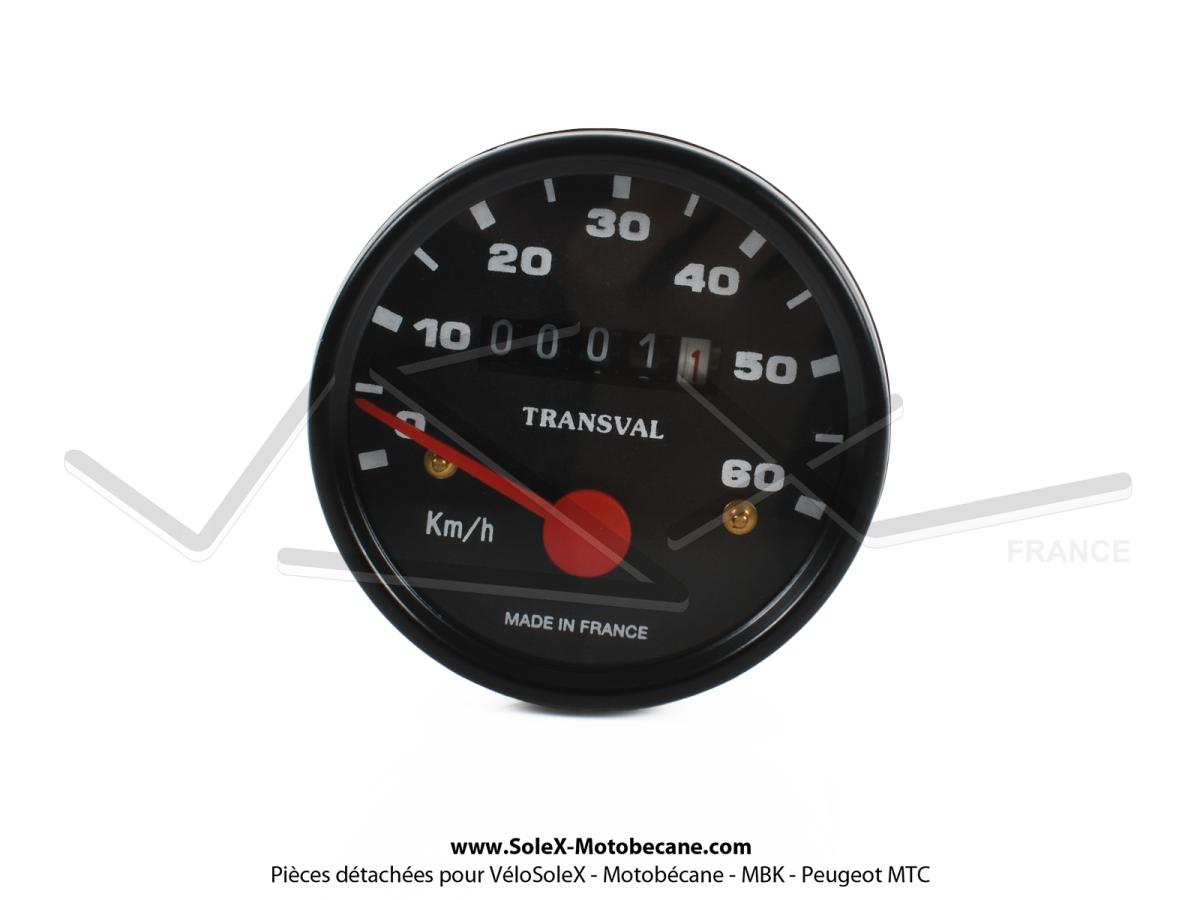 Compteur de vitesse rond pour Peugeot 103 SP (60KM/H) - Partie Cycle ...