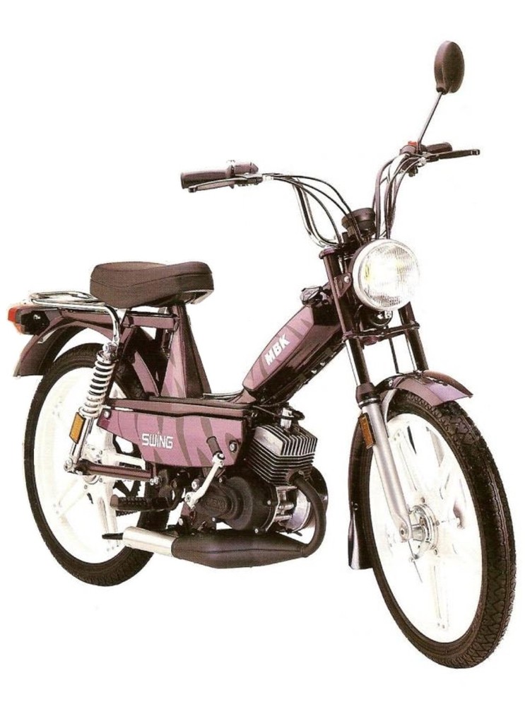 Peinture "Metal Dark Lilas" pour Mobylette MBK 51 Swing - Aérosol 400 ...