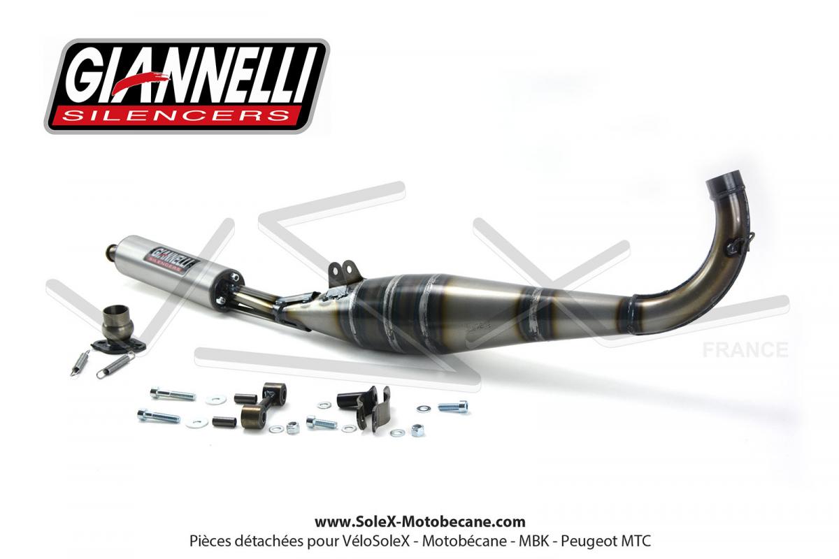 Pot d'échappement Giannelli Sport - Verni - Silencieux alu - pour ...