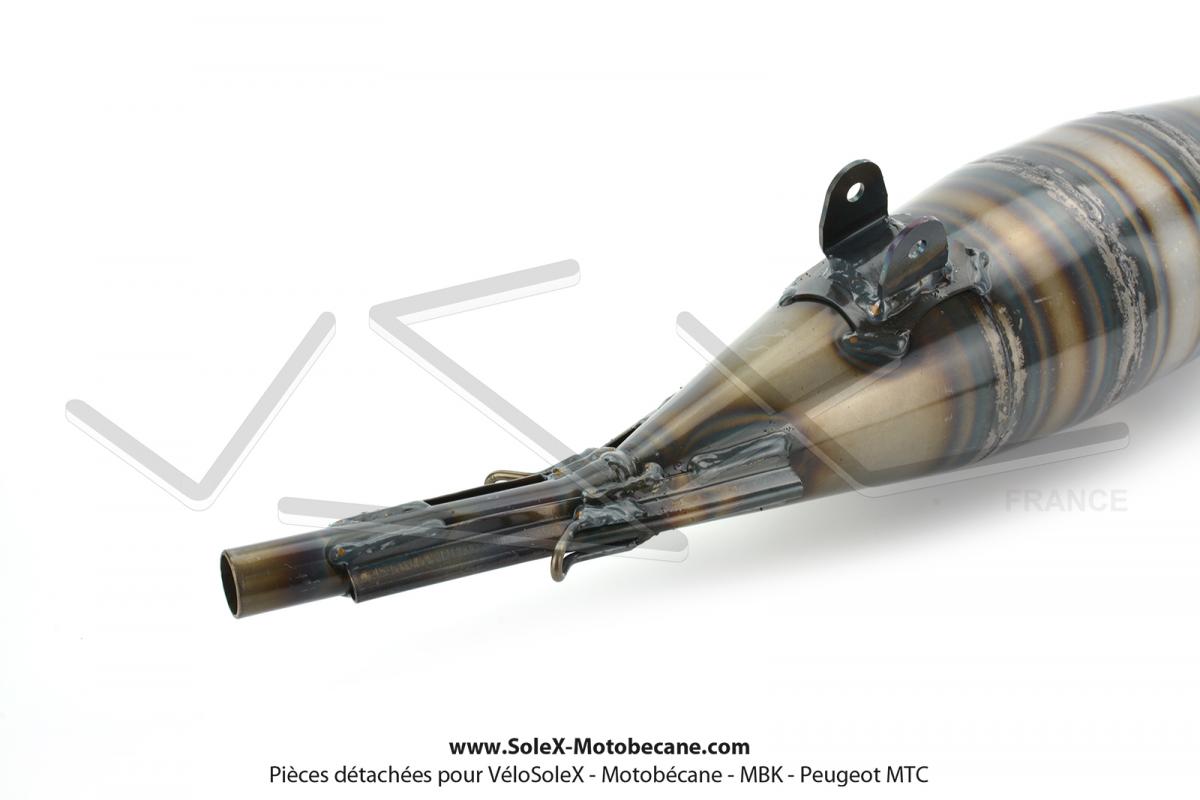 Corps de pot d'échappement type "NINJA" - G2 Carte Noire - pour Peugeot 103 SP / MVL ...