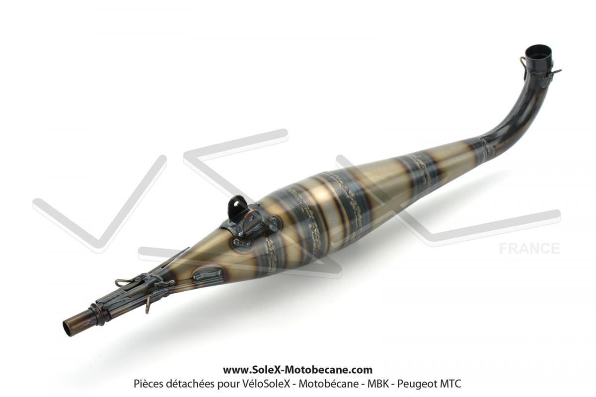 Corps de pot d'échappement type "NINJA" - G2 Carte Noire - pour Peugeot 103 SPX / RCX ...