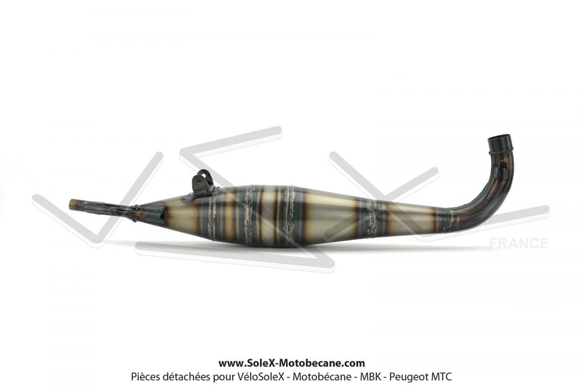 Corps de pot d'échappement type "NINJA" - G2 Carte Noire - pour Peugeot 103 SP / MVL ...